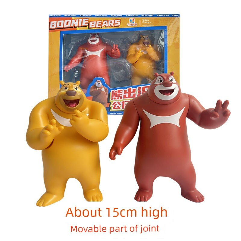 Набор плюшевых игрушек: Медведь, Большой Медведь, Маленький Медведь, Бледный Медведь, Сильный Медведь, Мощный Медведь,