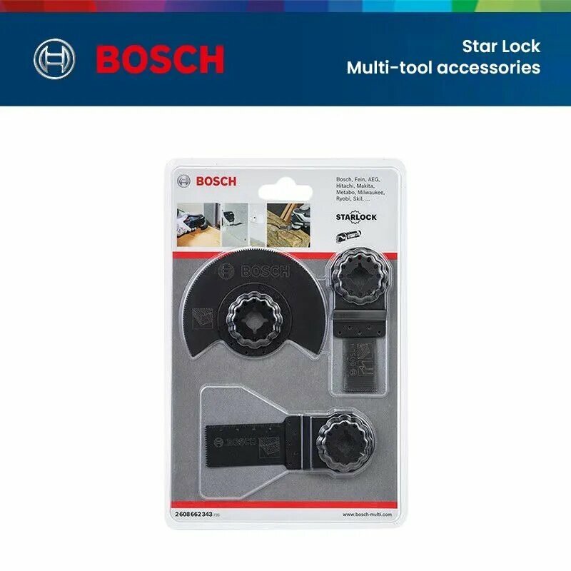 Bosch StarLock Насадки для осциллирующих многофункциональных инструментов Мультирезка