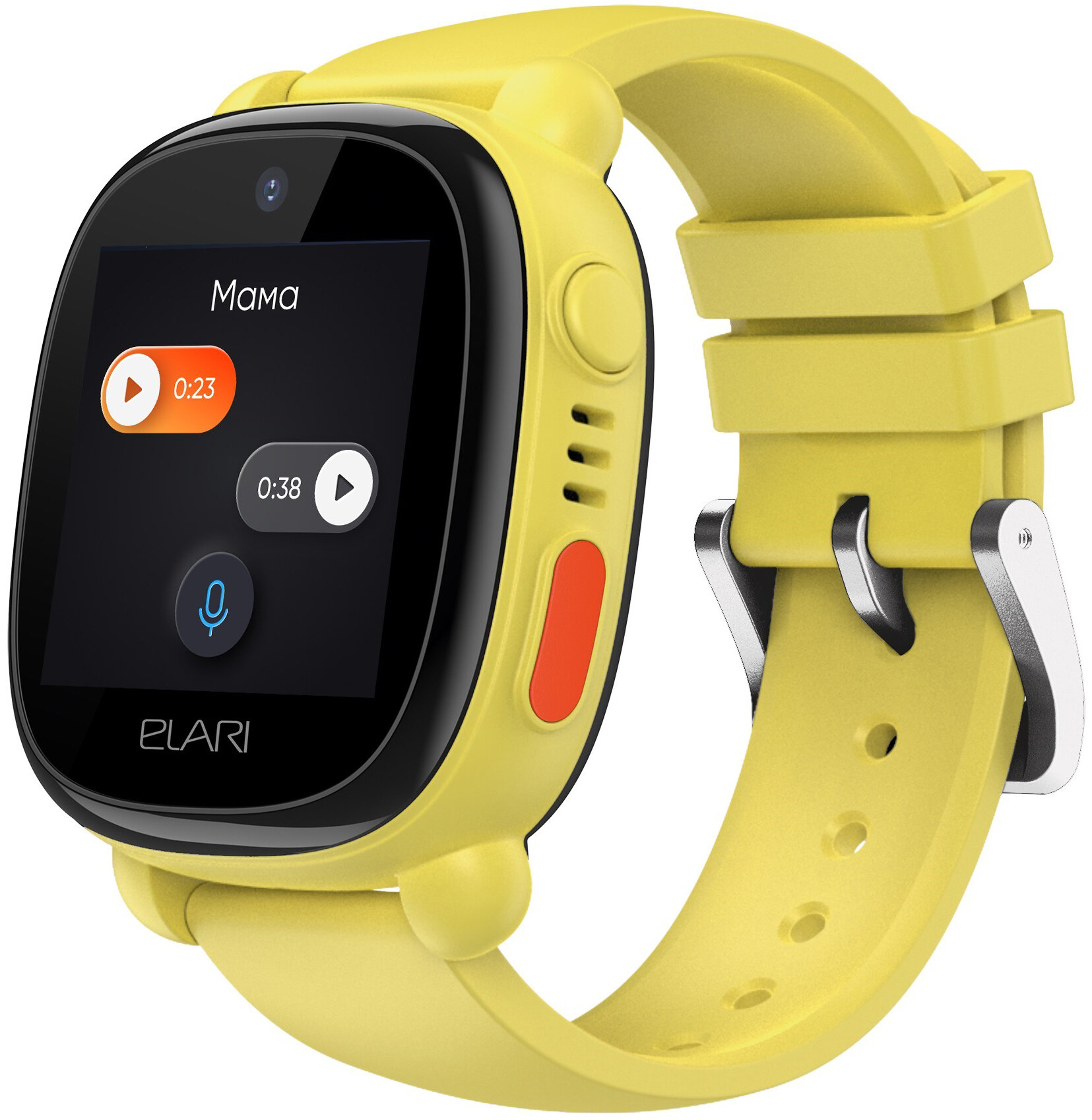 Детские умные часы Elari KidPhone 4G Lite желтый