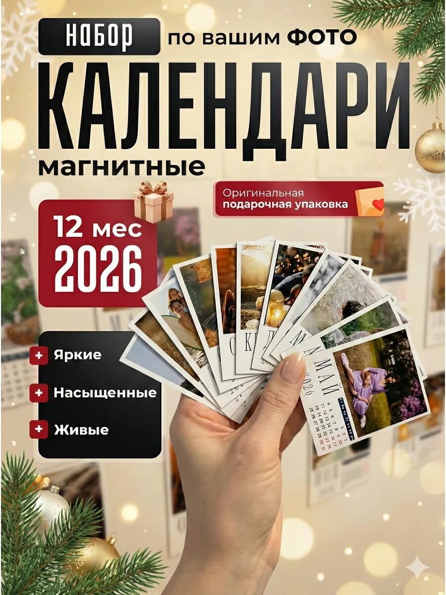 Календарь на магните 2026 с фото