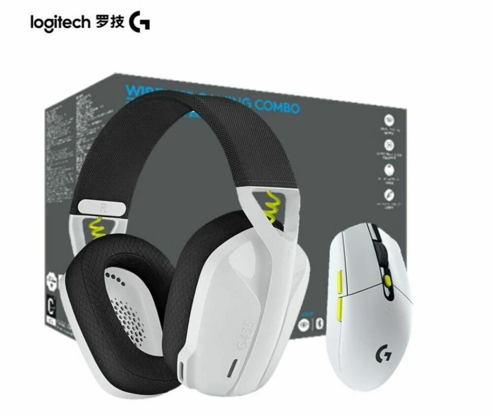 Игровой комплект Беспроводная мышь Logitech G304SE + Наушники Logitech G435SE
