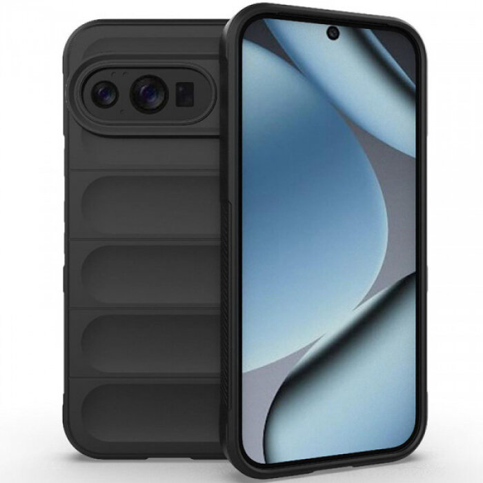 Flex Silicone Противоударный чехол для Google Pixel 10 / 10 Pro с защитой камеры и микрофиброй