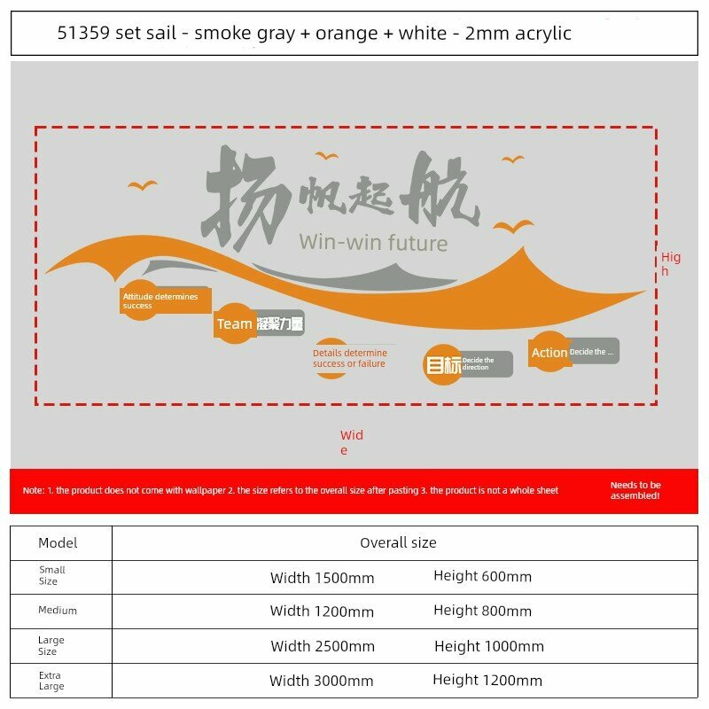 Настенное украшение для лестничных пролетов компаний: стикер-картина для создания атмосферы офиса, высококлассной