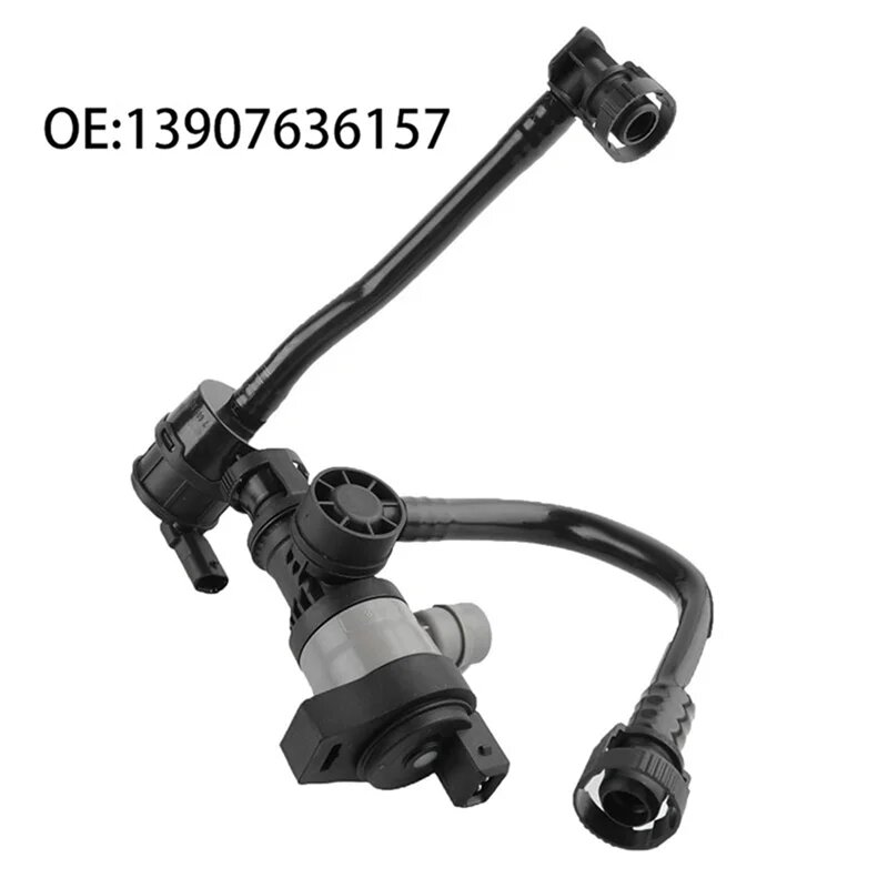 Электромагнитный клапан вентиляции топливного бака с трубой 13907636157 1390-7636-157 Для BMW X3 X5 X6 F07 F10 F06 F25 E70 E71