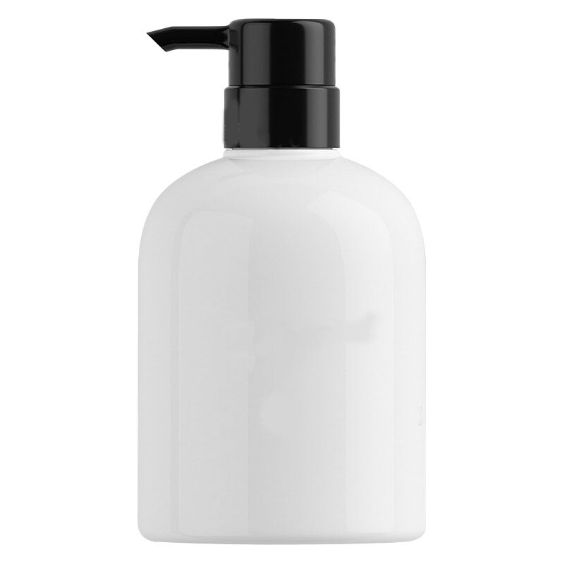 Бутылка-дозатор для шампуня, пластиковая, 500 мл, большая емкость, украшение для дома с насосом для ванной комнаты, черный