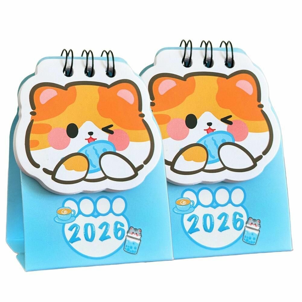 Новогодний календарь Cartoon Cat на 2026 год