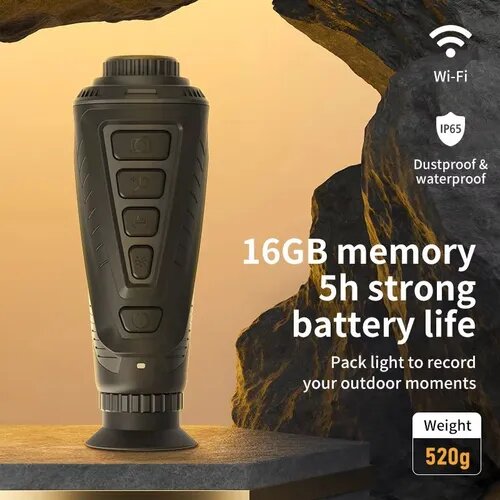 Тепловизионный монокуляр HT-A16 с разрешением 384x288 и Wi-Fi Электронный тепловизионный телескоп для охоты