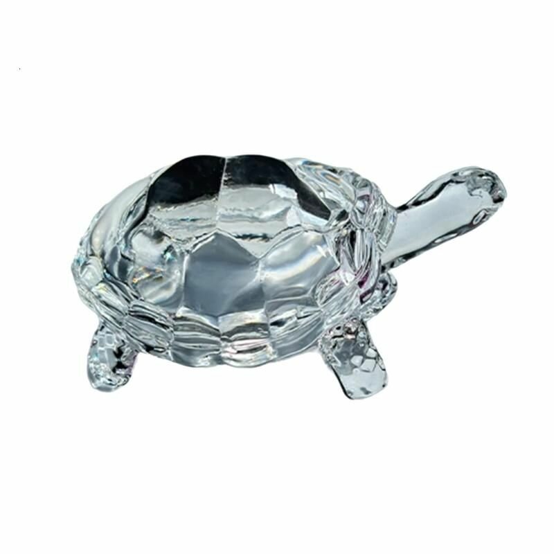 Глазурованное имитационное украшение в виде черепахи-прозрачное