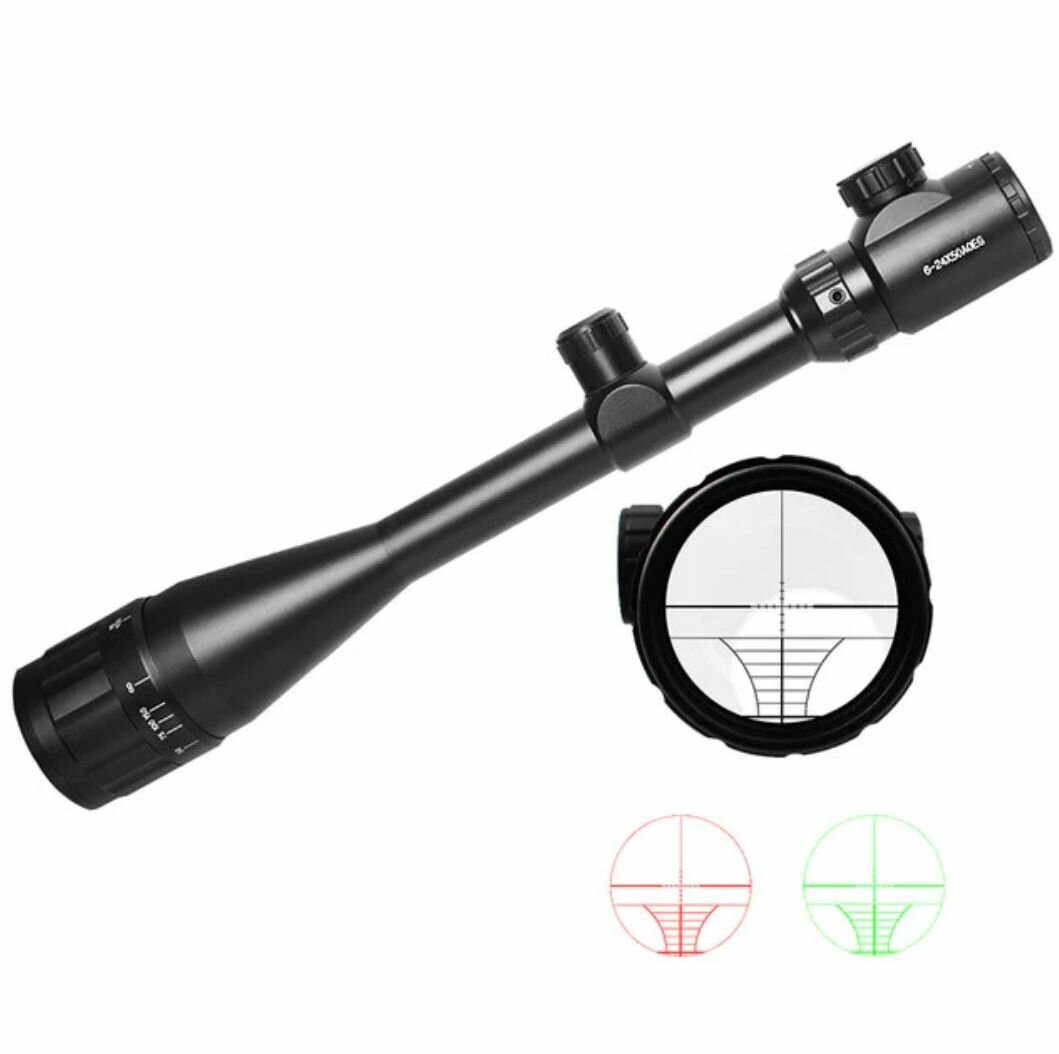 Оптический прицел RIFLESCOPE 6-24x (Черный)