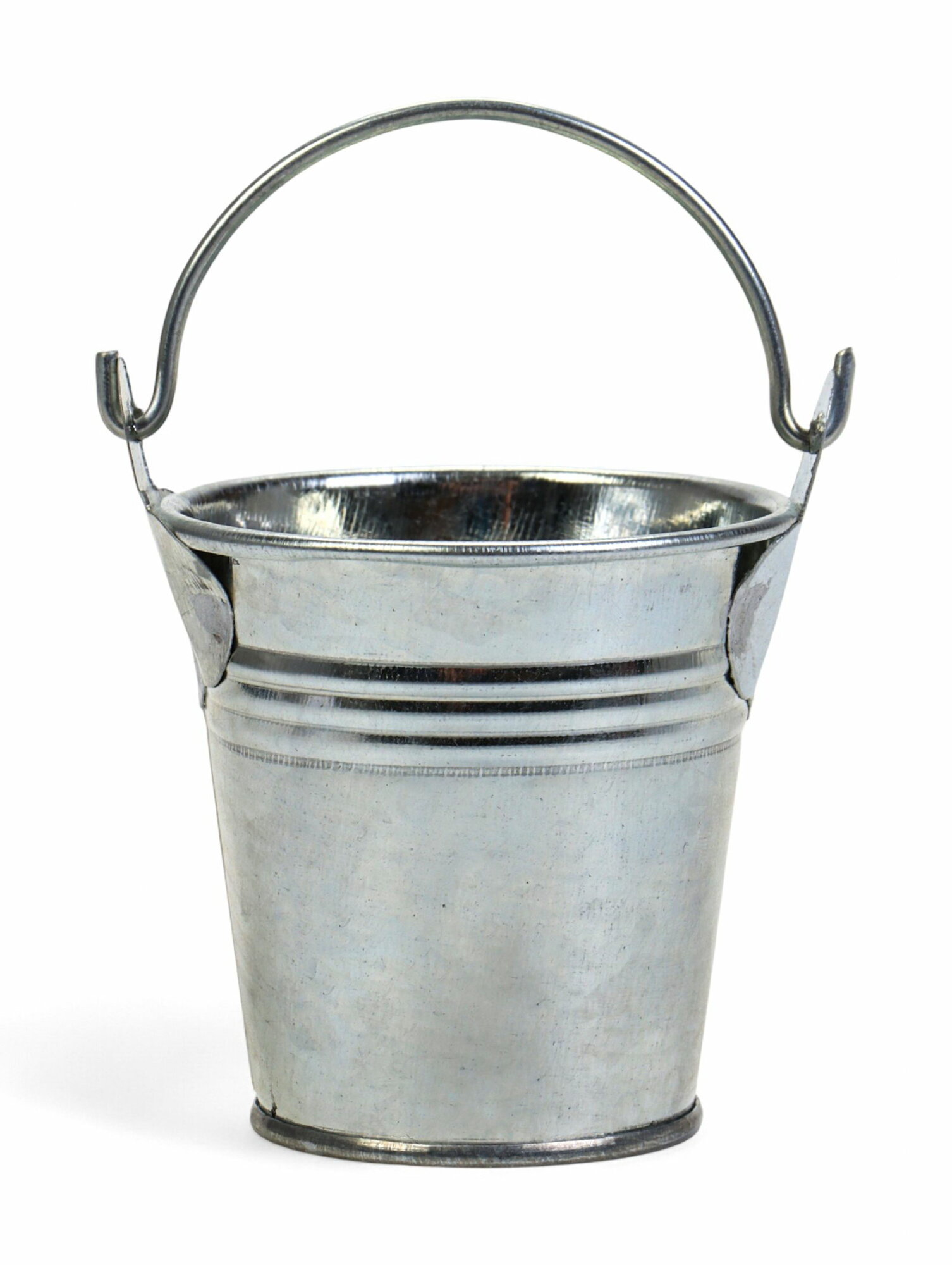 Декоративно кашпо для цветов "Ведёрко альма", 100 мл, d=5.3 см, h=5.6 см, металлическое, 5 шт.