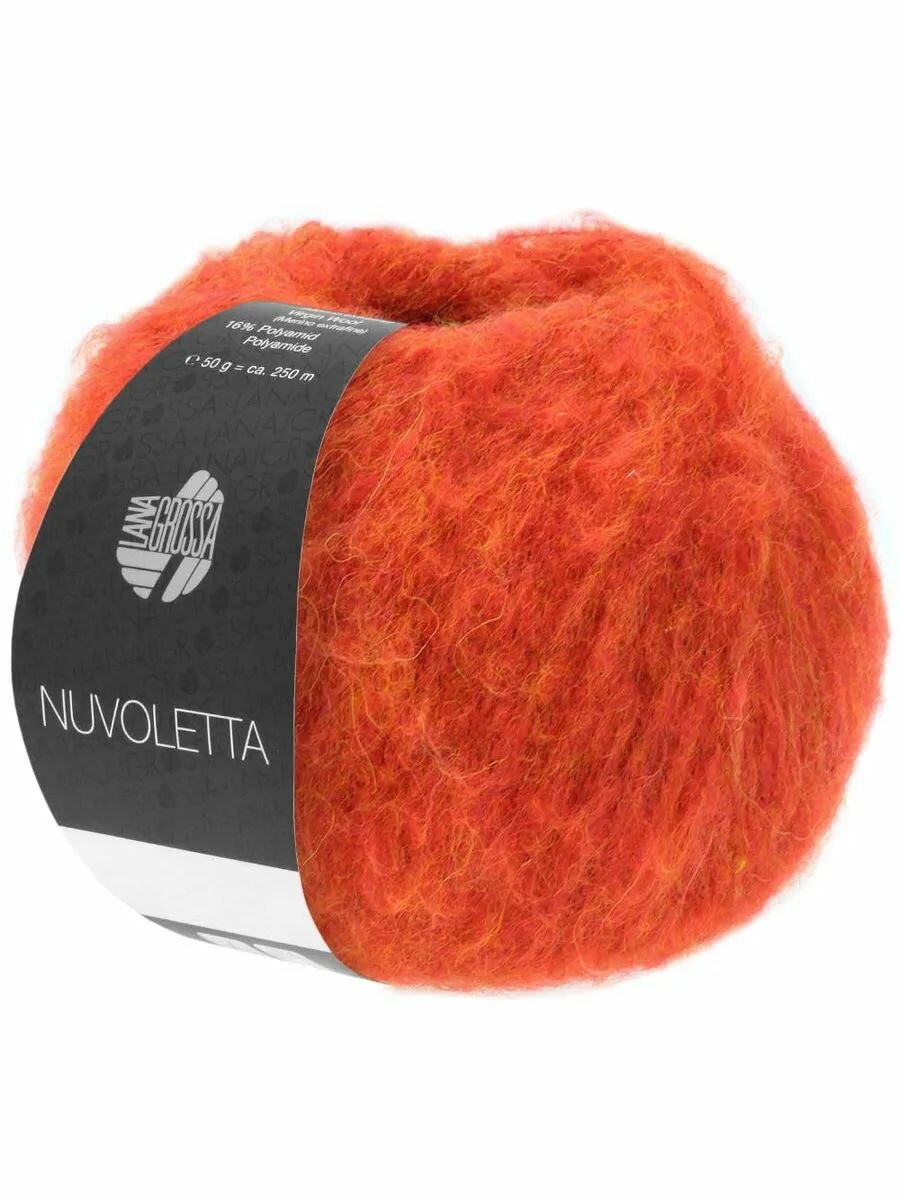 Пряжа для вязания Lana Grossa Nuvoletta пушистая цвет 020, 1 моток