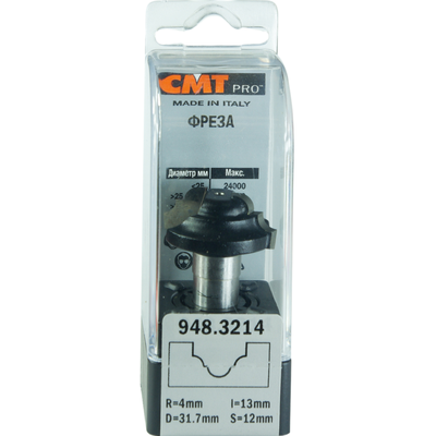 Фреза CMT-PRO Псевдофиленка S=12 D=31,7x13