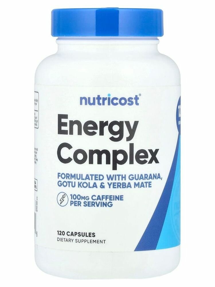 Энергетический комплекс, д. 120 капсул, Nutricost