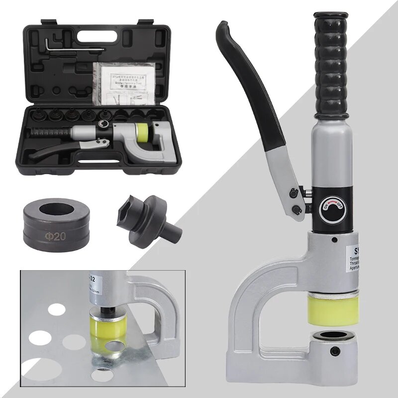 Гидравлический дырокол FPY DIY Supplies SYD-32 6-35 мм 7 8.5 10 11 12.5mm