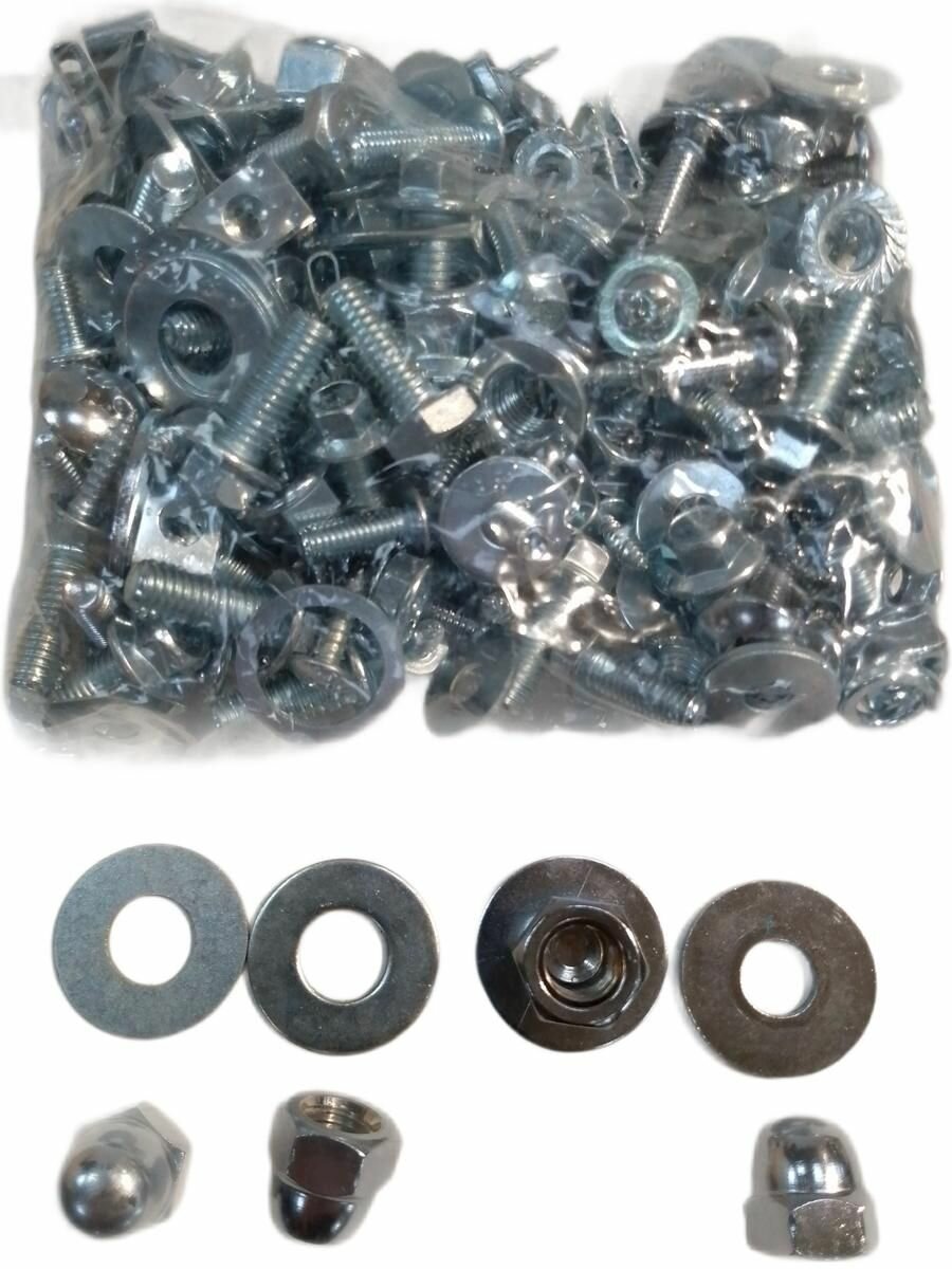 Набор болтов, гаек, шайб мопед Альфа