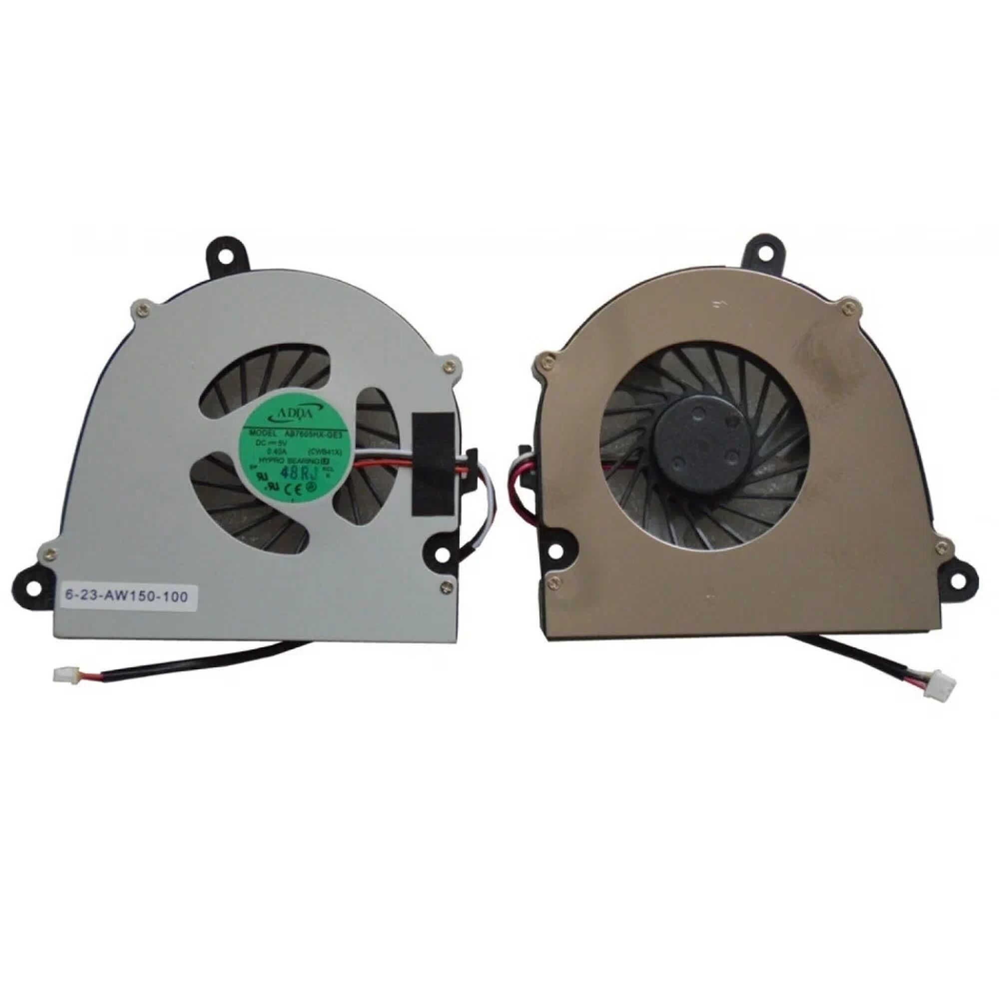 Вентилятор (кулер) для ноутбука Clevo P370EM, / Sager NP9370 / RAYbook ICL SI152A , 3 pins