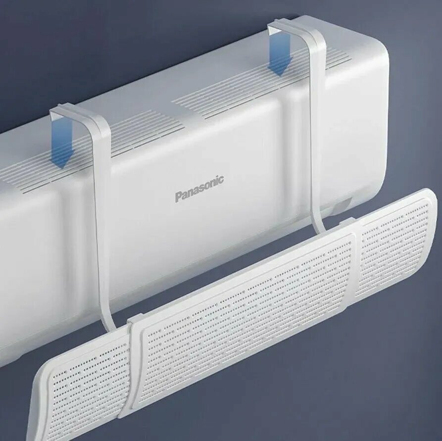 Защитный экран шторка для кондиционера, дефлектор для сплит системы кондиционера