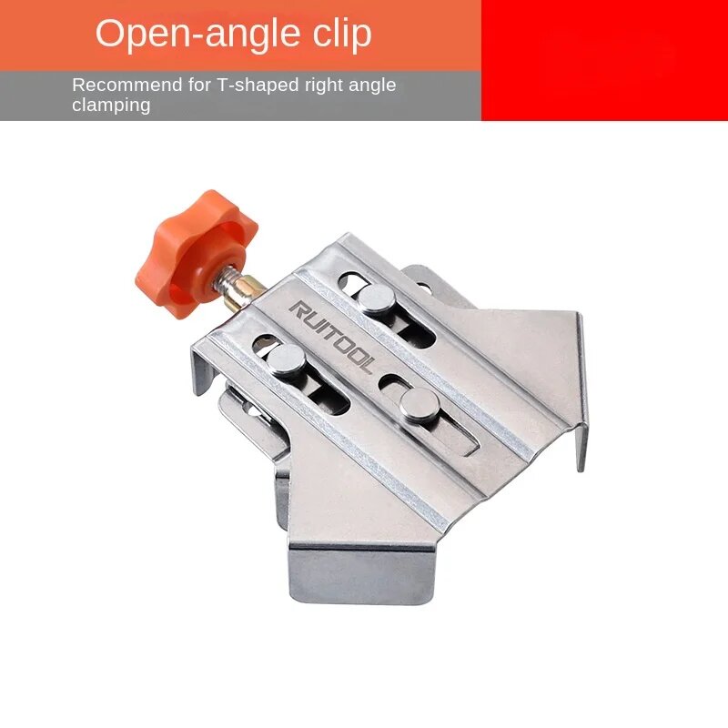 Зажим угловой открытый Open end 1pc из нержавеющей стали