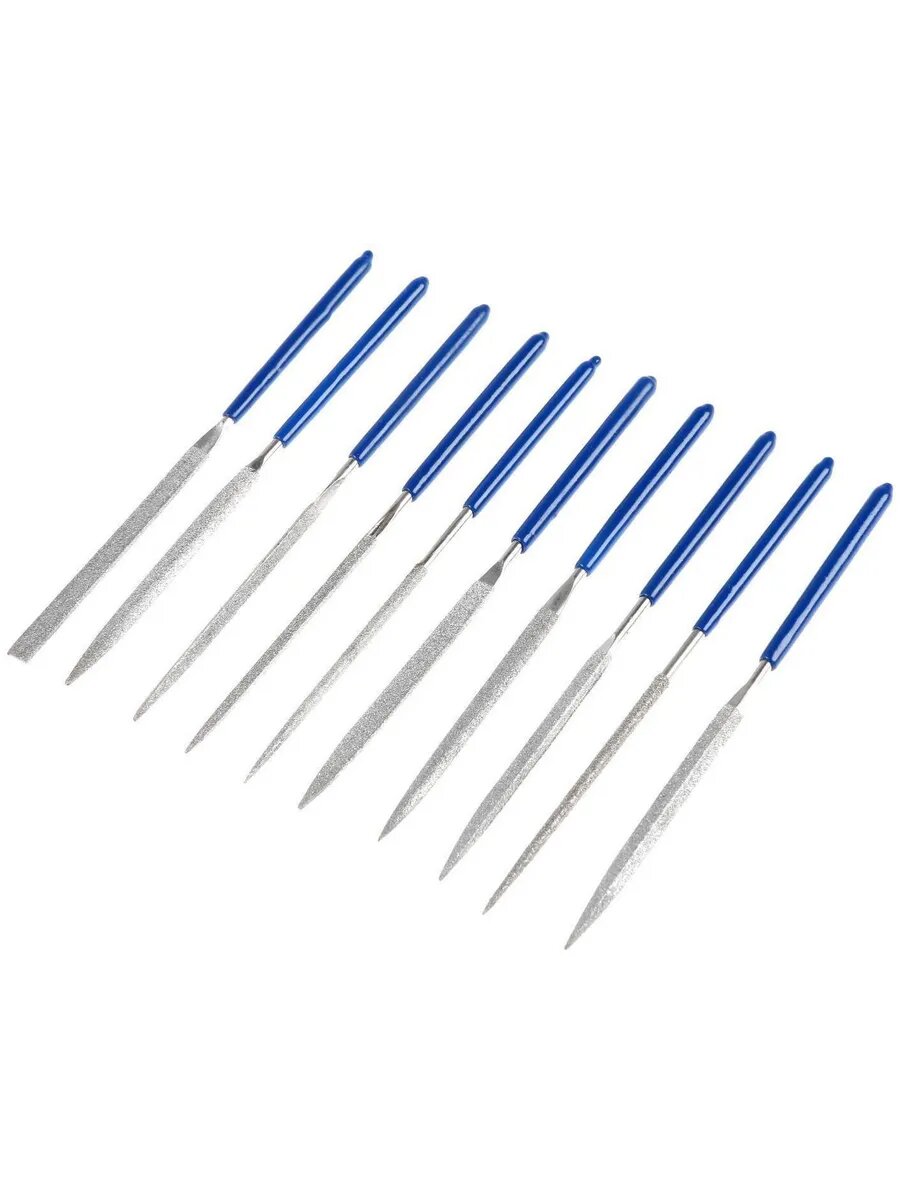 Набор надфилей алмазных 70х140х3мм, 10 шт