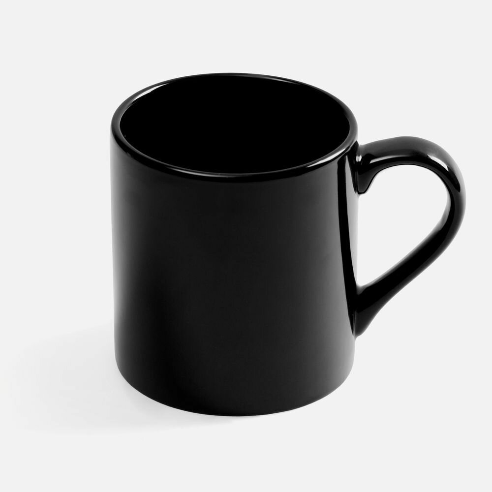 2 шт. Кружка Koisi, черная, каменная керамика, 300 мл