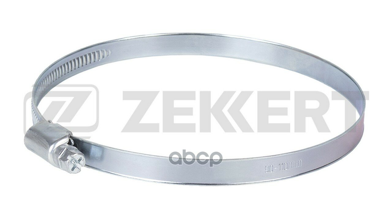 Хомут зажимной 90-110 мм (оцинк. сталь) Zekkert арт. be-5039