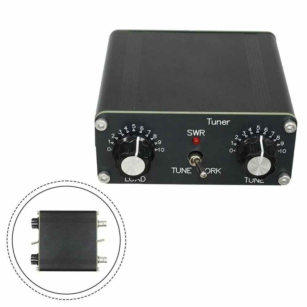 Для Z-Match QRP Ручной Антенный Тюнер 3-28 МГц 5 Вт Ручная Настройка Для Радиолюбителей