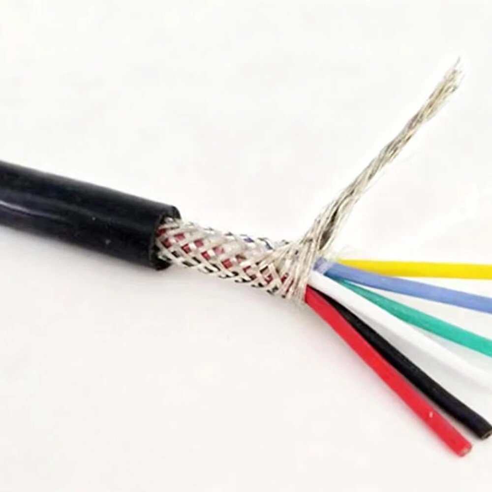 Силиконовый экранированный кабель Sincelian 2-12 жил для авто 3C OD2.2mm 0.035mm2