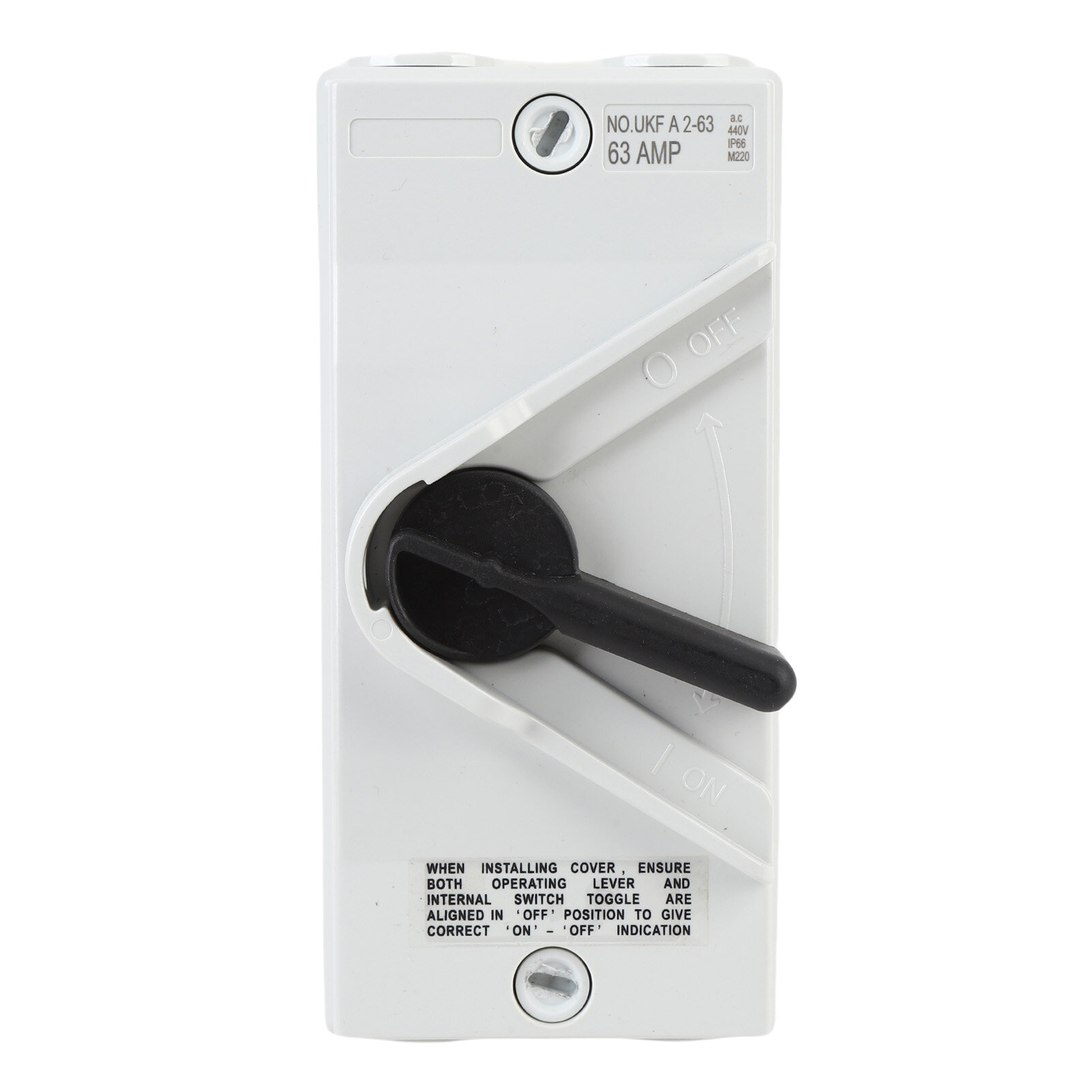 Разъединитель 63А, 2P, IP66, для генераторов и лодок