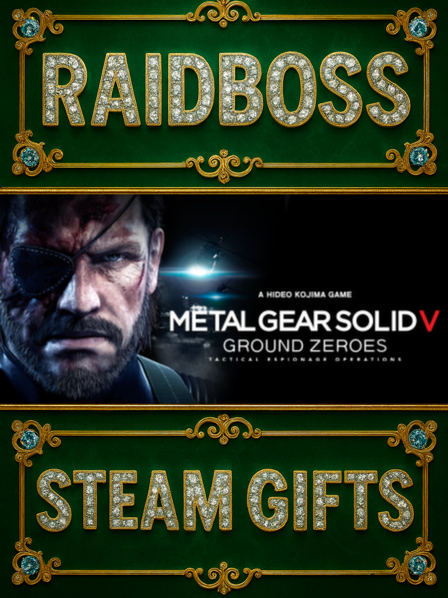 METAL GEAR SOLID V: GROUND ZEROES — купить Steam Gift для PC | подарок | Украина | автовыдача