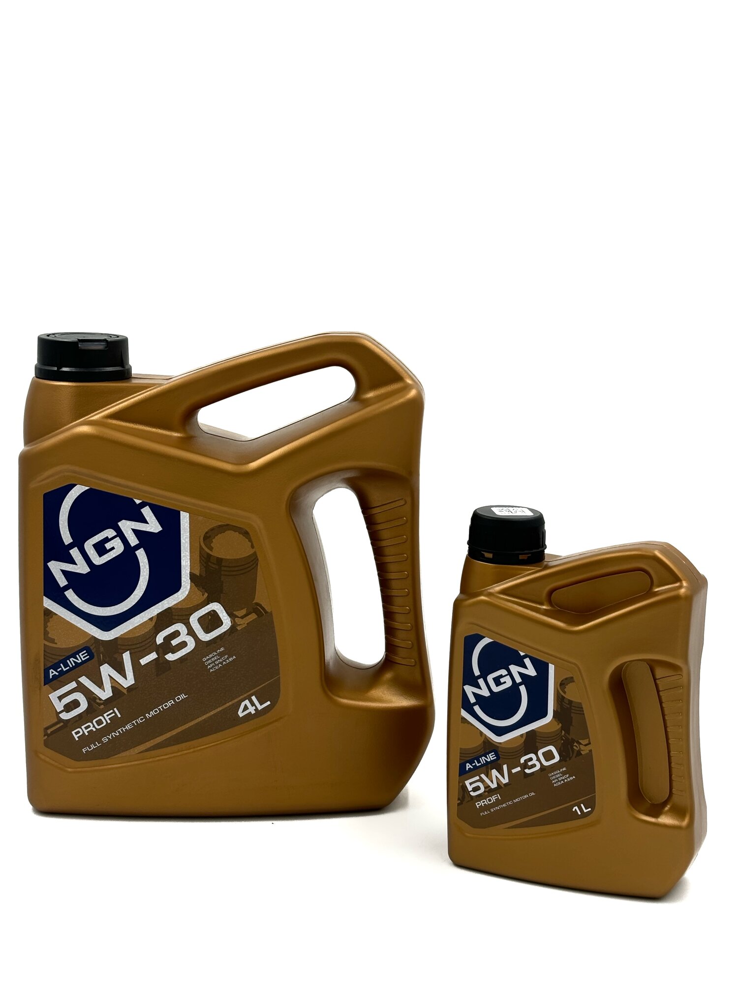 Комплект моторного масла NGN Profi A-Line 5w-30 4 литра + 1 литр, 5 литров