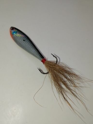 Балансир для зимней рыбалки Lucky John, бокоплав 55мм, 24гр, тройной крючок