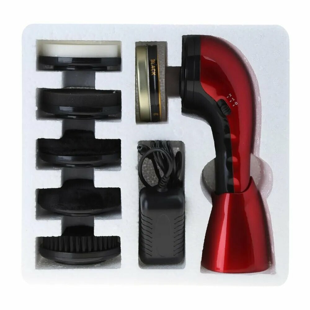 Электрическая машина для чистки обуви 710 (красный европейский стандарт)