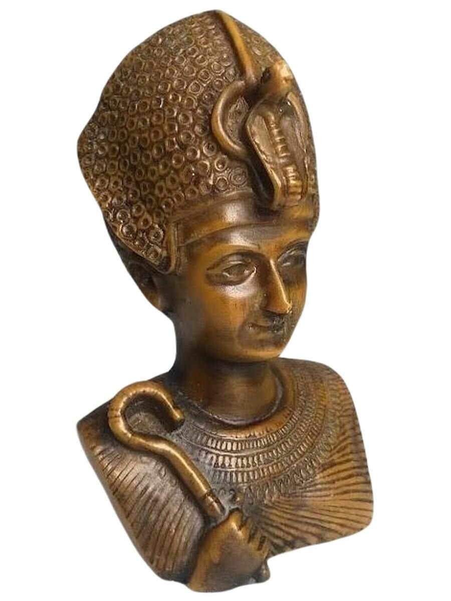 Бюст винтажный "клеопатра", 10см, Египет, камень
