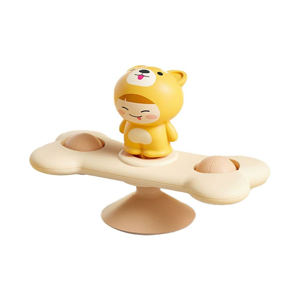 Игрушки для ванной детские спиннеры на присоске 3 штуки для купания с погремушкой для малышей