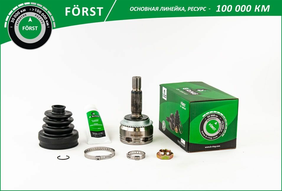 ШРУС наружный MITSUBISHI Lancer c ABS, шлицы 25/29 B-RING Обычная линейка FORST