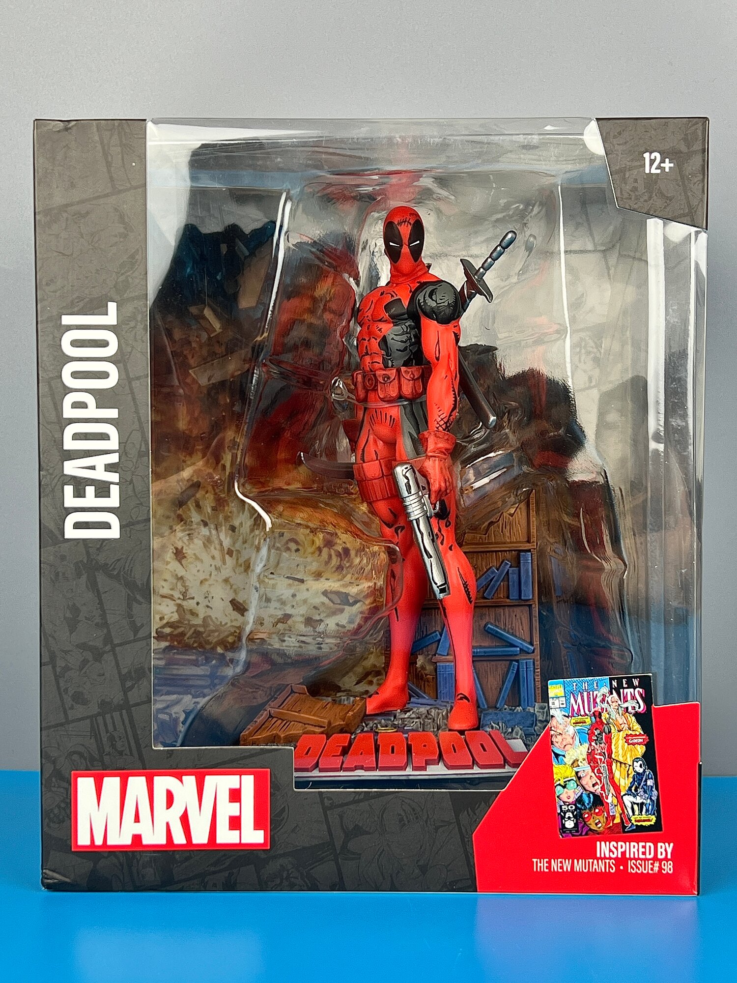 Фигурка Deadpool, The New Mutants, Issue 98 / McFarlane Toys, Marvel / Статуэтка Дэдпул, Новые мутанты, Марвел, 18 см.