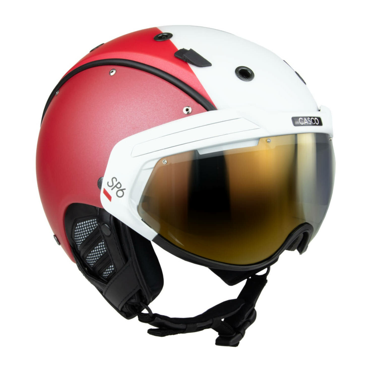 Шлем с визором Casco SP-6 Trinity Refine Bleu/White/Red S1-3 (US: L)