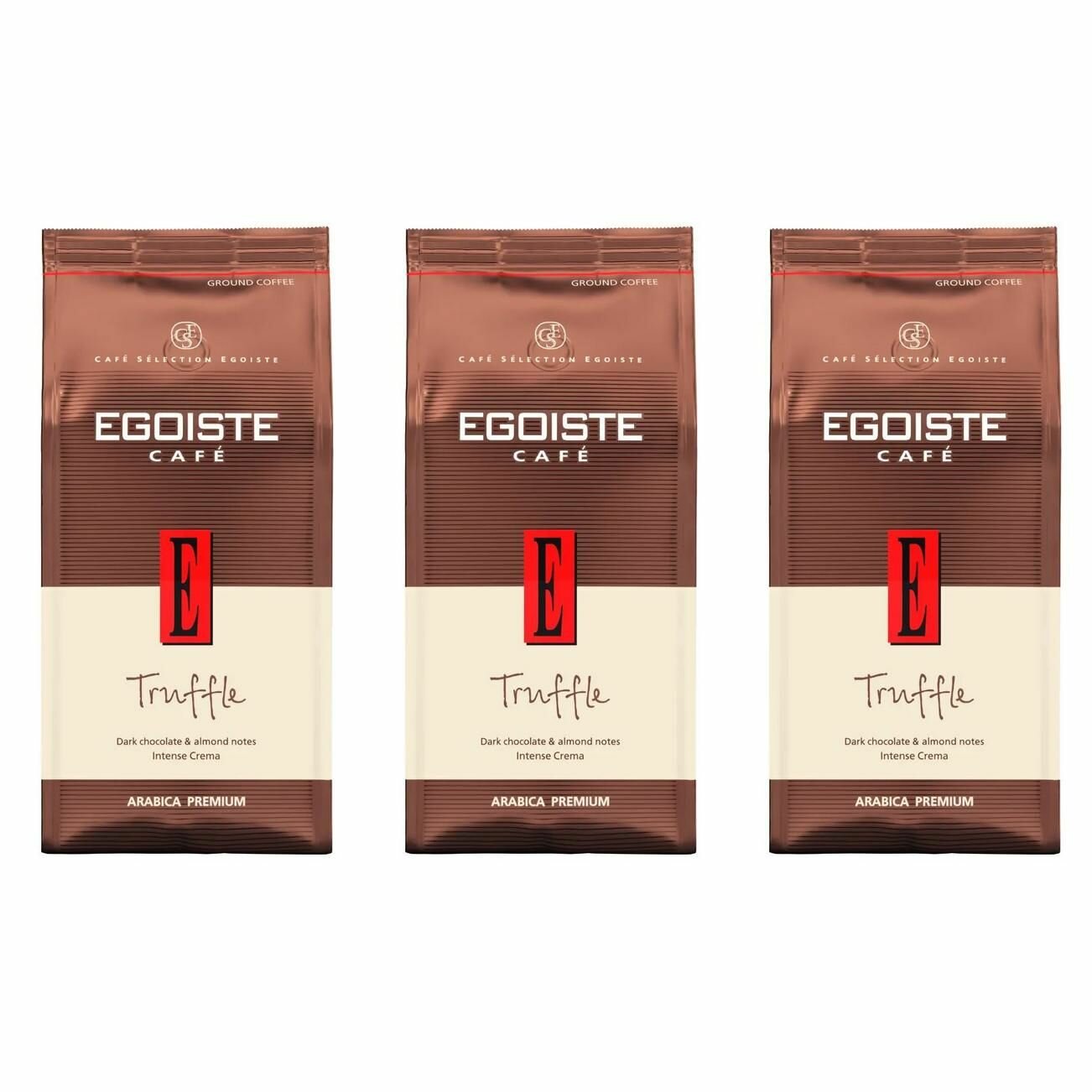 EGOISTE Кофе молотый Truffle, 250 г, 3 шт
