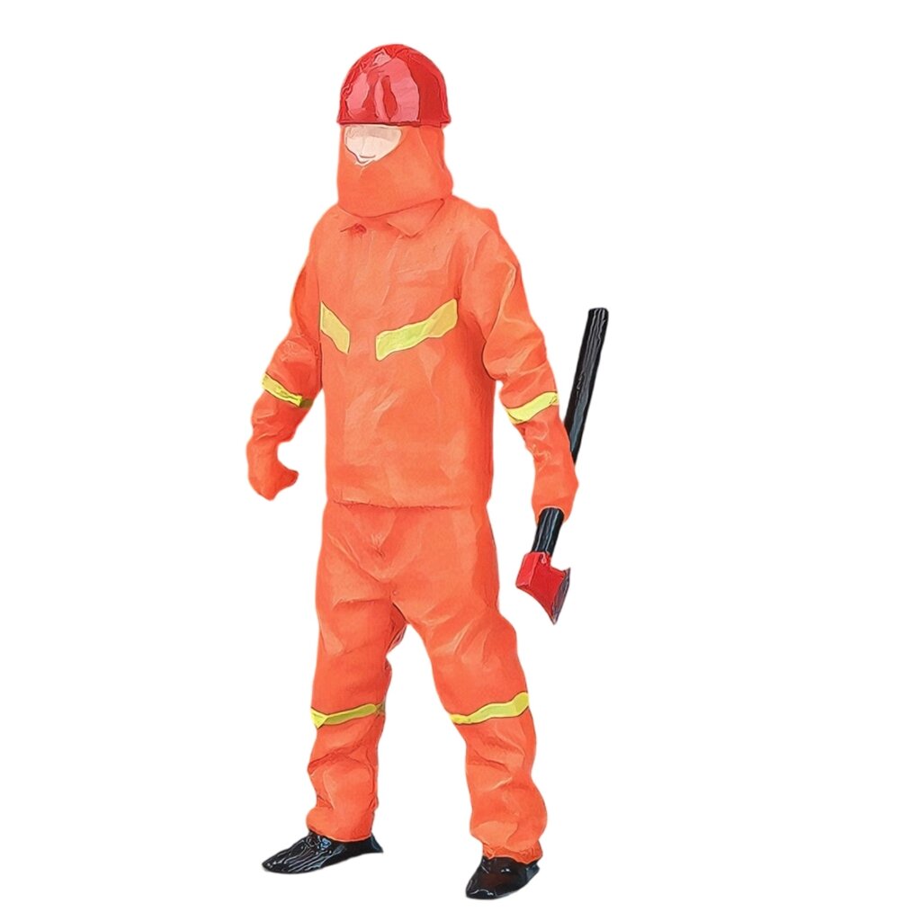 1/32 Фигурка Пожарного Миниатюрная Модель Пожарного для Обучения Детей