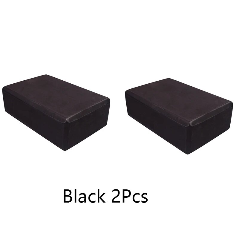 Набор блоков для йоги Black 2pcs