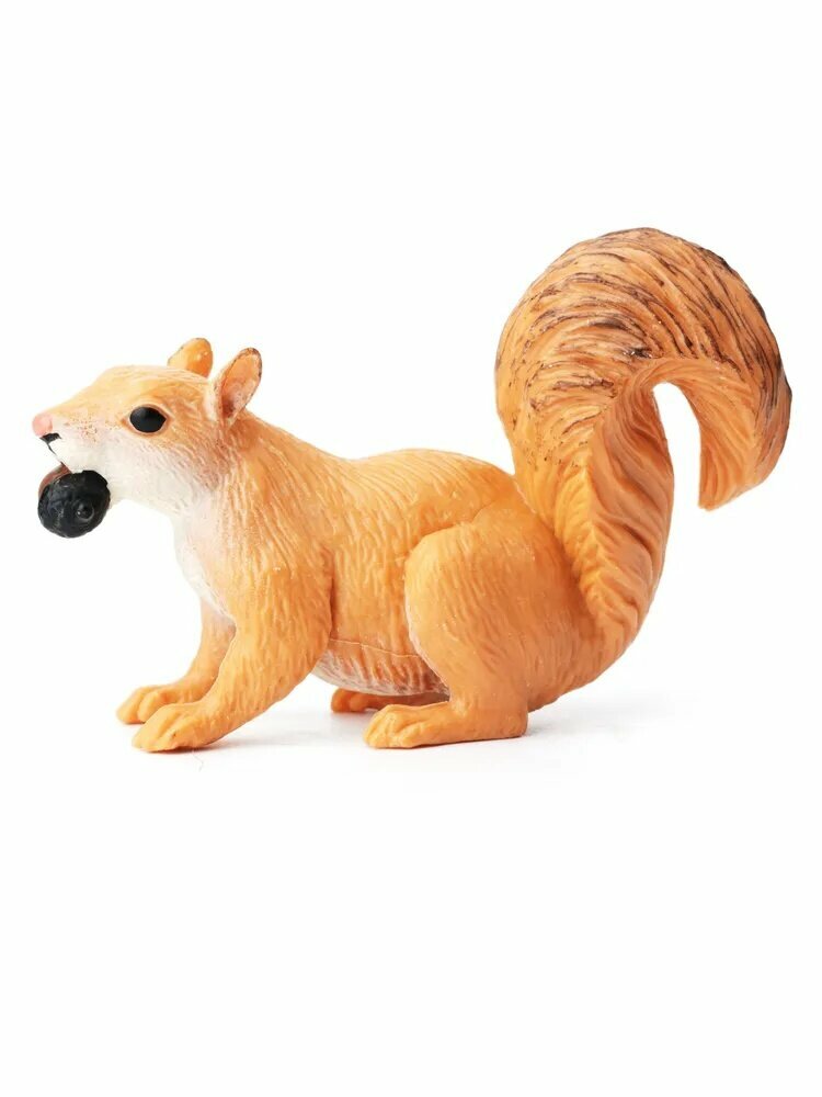 Фигурка животного Derri Animals Белка, для детей, игрушка коллекционная декоративная, 84730, 2,4х5х7,5 см