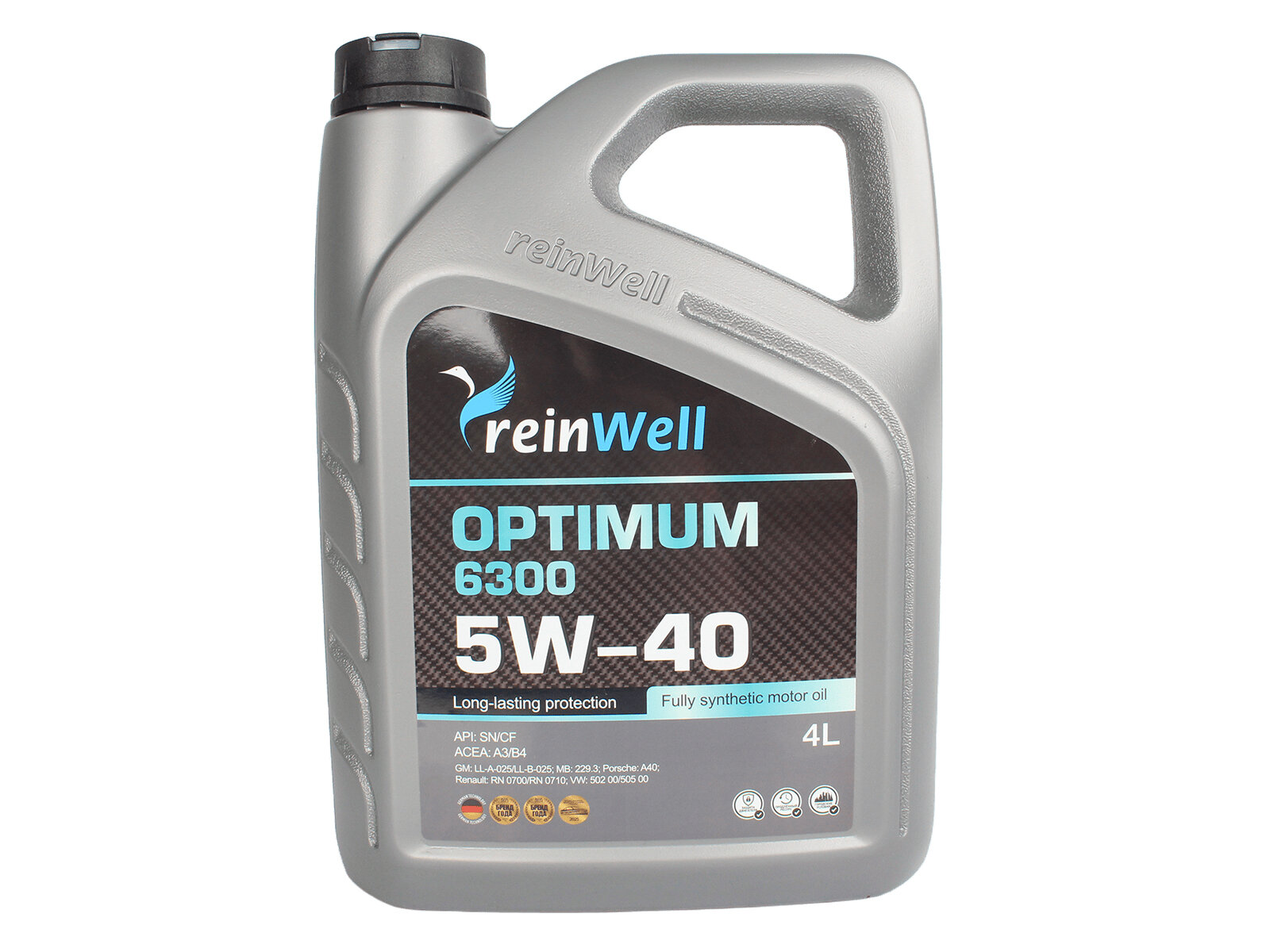 Масло моторное REINWELL OPTIMUM 6300 5W40 4л