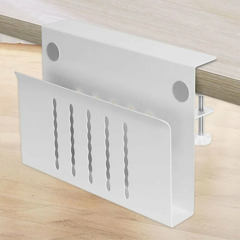 Кронштейн для хранения ноутбука, зарядка и охлаждение с держателем ручки, многофункциональный кронштейн для настольного планшета без перфорации