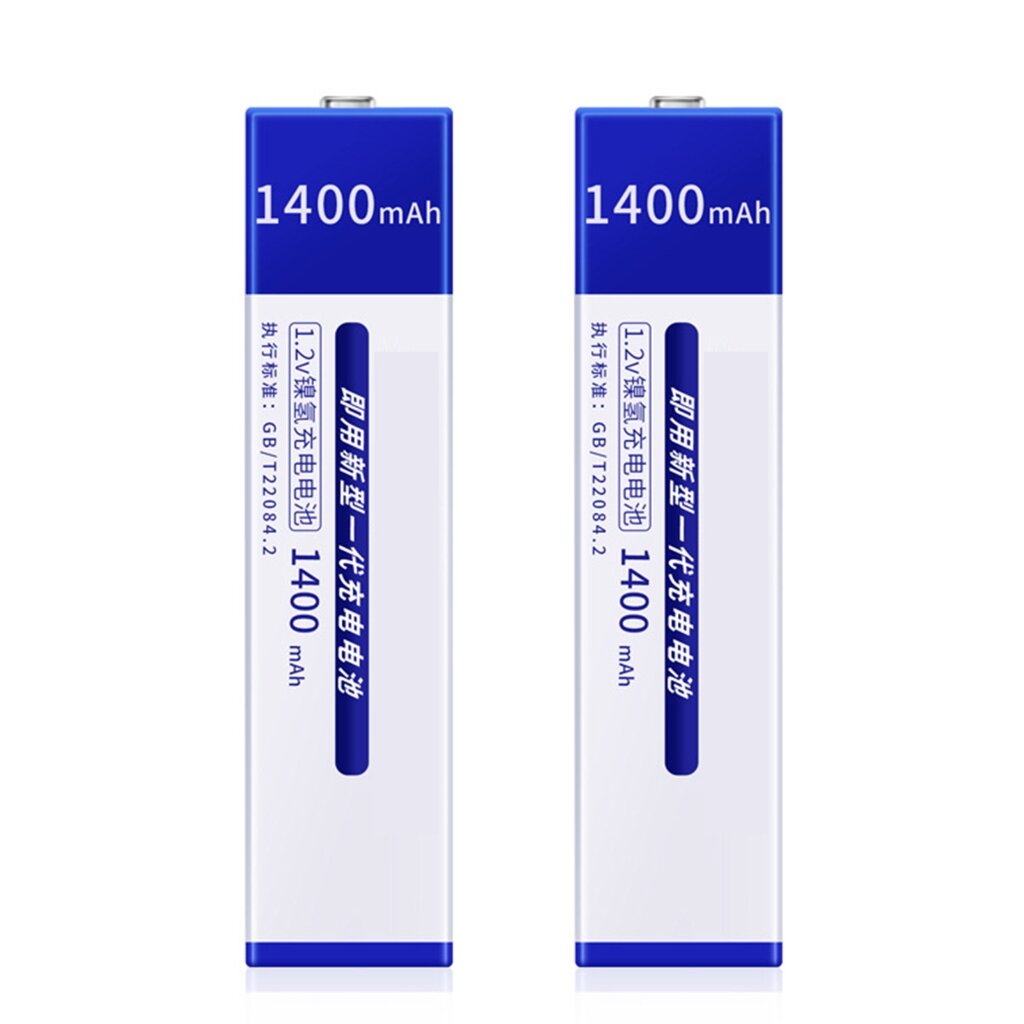 2шт 1.2 В 1400 мАч Аккумуляторная Батарея NIMH Аккумулятор для Музыкального Плеера