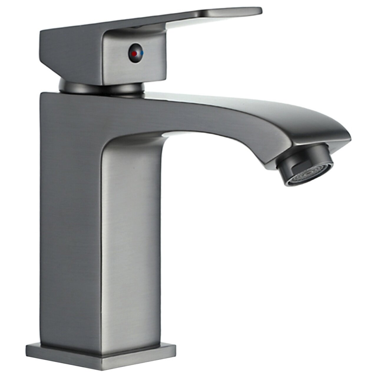 Смеситель для умывальника F1076-9 Frap оружейная сталь, латунный корпус