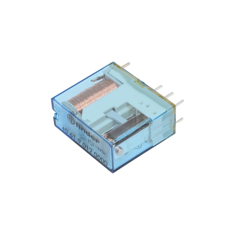 Миниатюрное реле Finder 1 перекидной контакт 16А, = 12В DC, 406190120000