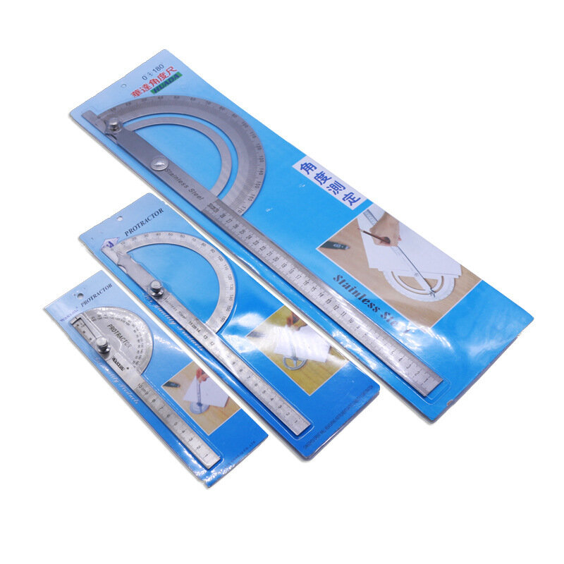 Угловой транспортир Деревообрабатывающая угловая линейка индексирующая линейка 100/150/300 Угловая линейка из