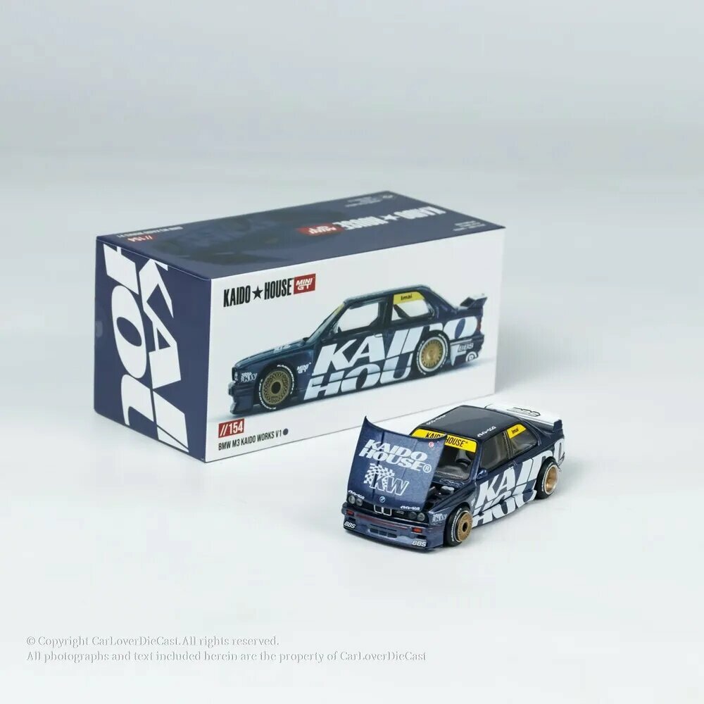 Kaido House MINI GT1:64 //154 BMW M3 E30 Легковая модель автомобиля
