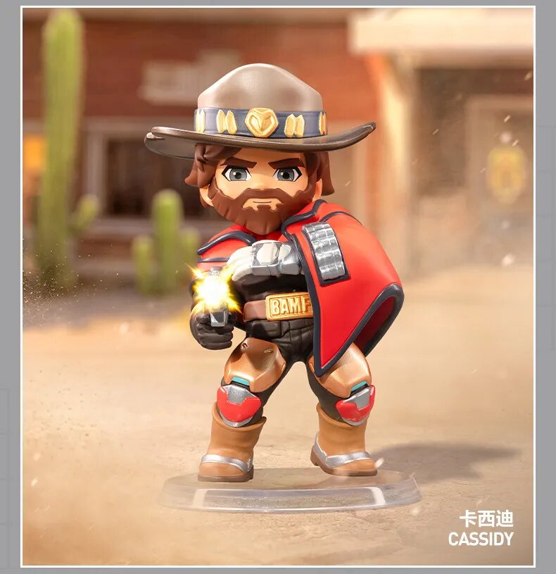 POP MART Overwatch Фигурка Cassidy, Цвет: I
