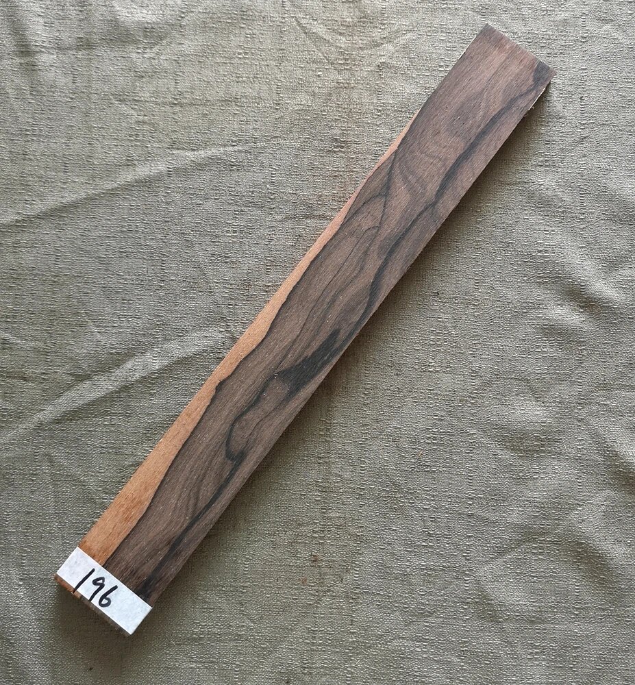 Деревянный мостик для гитары Ziricote 400*50*12 мм Ziricote400-196